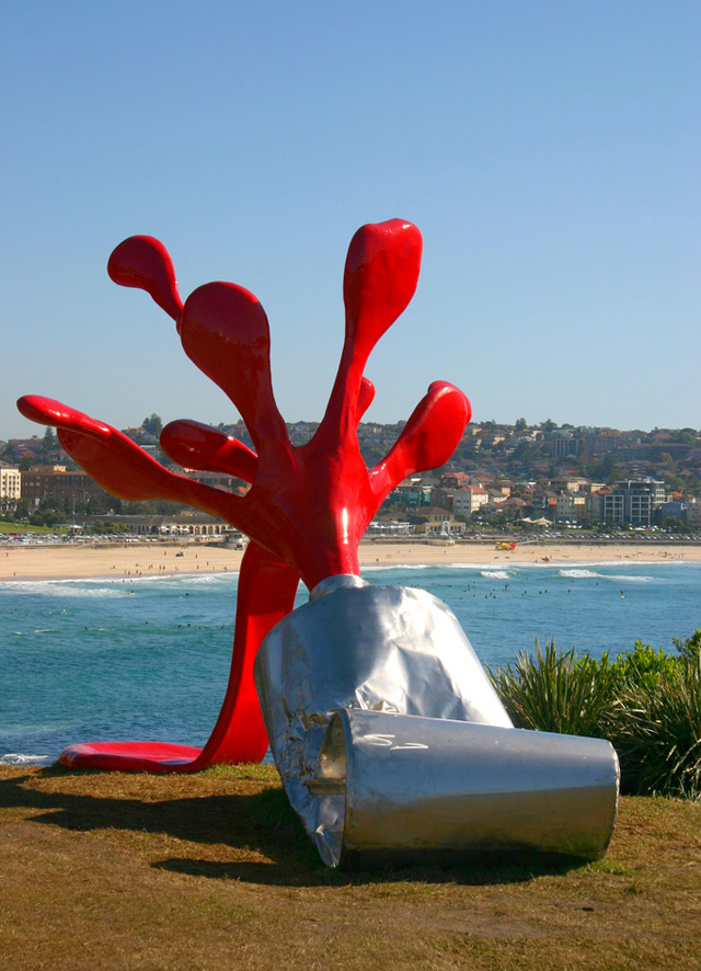 Giant Paint Splash Sculpture by Tomas Misura - 02 photo © Ian Sanderson